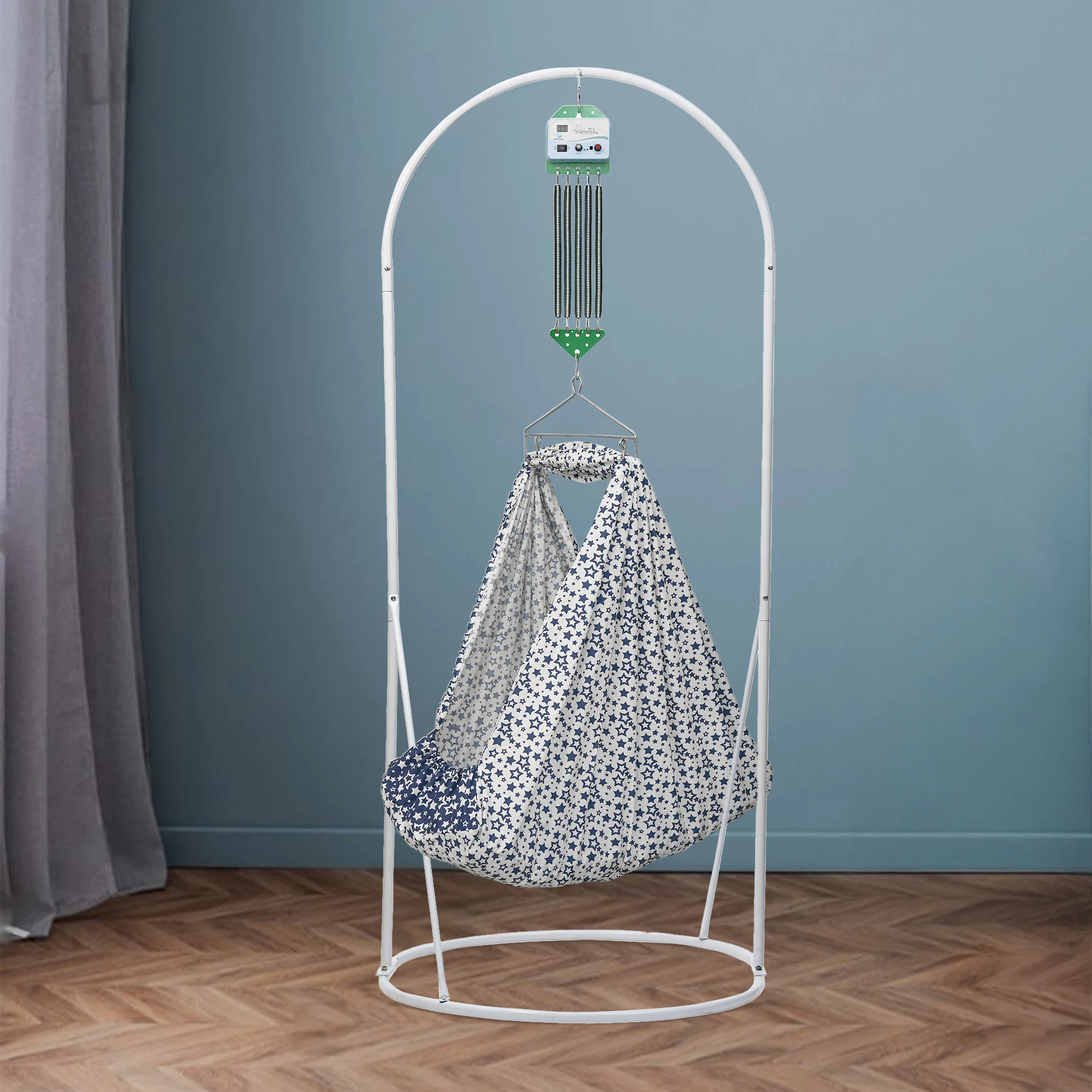 Automatic cradle for baby with stand | momtike.com